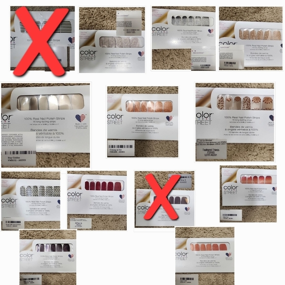 Color Street | Makeup | Colorstreet Nail Polish Strips Two Sets 1 To ...